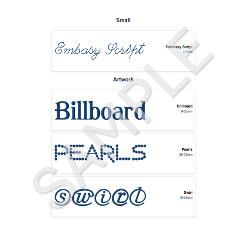 Font List